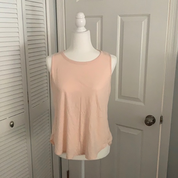 LOFT | Tops | Light Peach Colored Sleeves Top | Poshmark